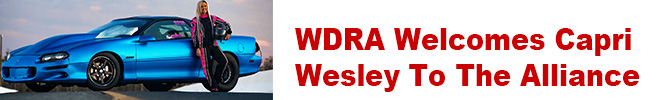 WDRA Welcomes Capri Wesley To The Alliance - World Drag Racing Alliance